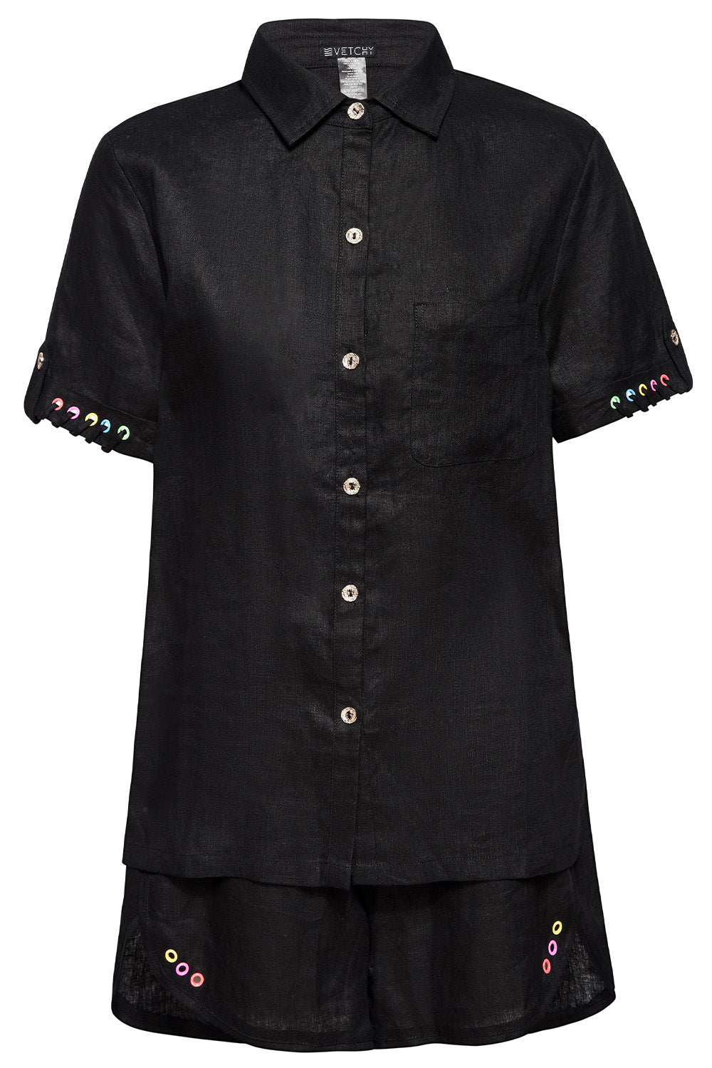 Linen Black Set – VETCHY